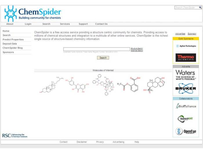 ChemSpider – A Química da Vida